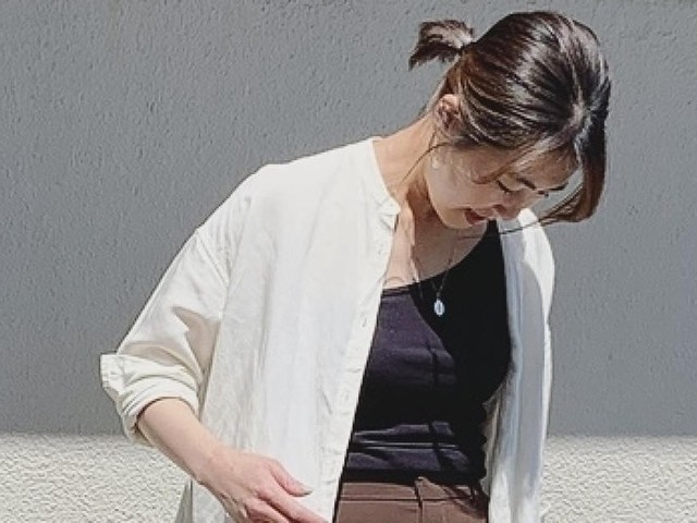 おこもりコーデ【GUブラフィールで楽ちん可愛く】（BAILA News）