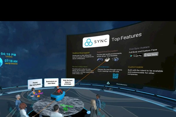 HTC、VRでオンライン会議ができる「VIVE Sync」の紹介動画をYouTubeで公開（アスキー）