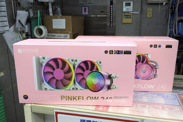 ピンク色の水冷「PINKFLOW 240」にヘッドがきらきら光る新モデル登場（アスキー）